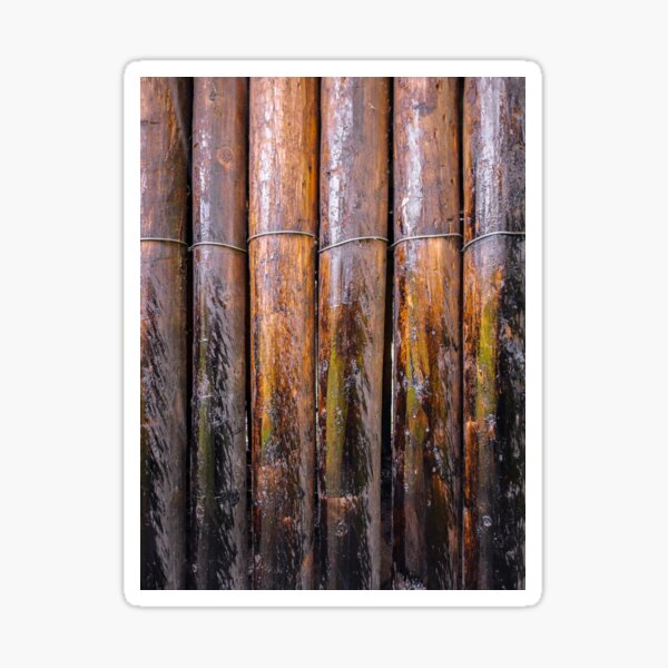 "Semi Abstract - Timber Fence" Sticker for Sale by Moments-In-Time ...
