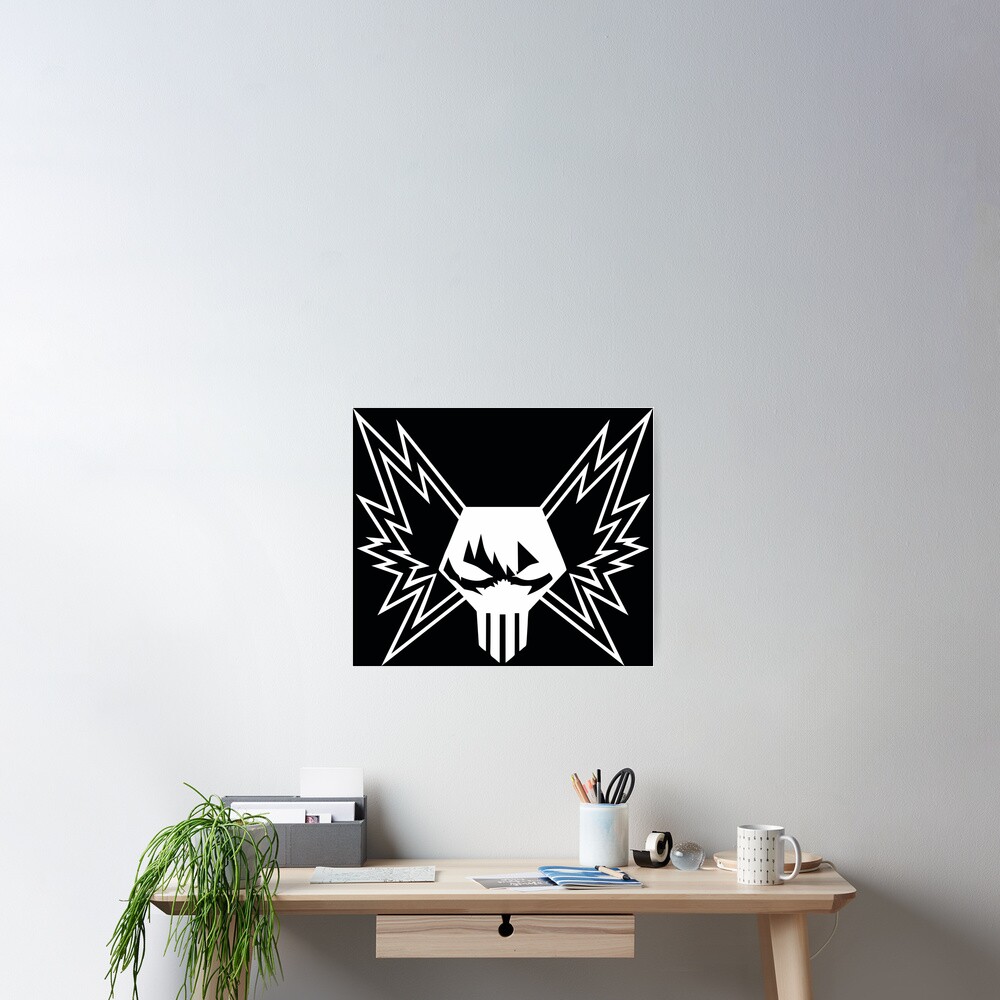 "Bakugo Katsuki Skull Logo" Poster for Sale by cantinhonifty | Redbubble