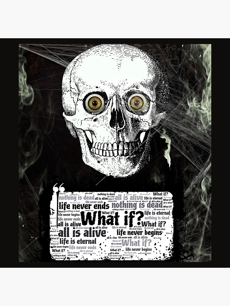 "WHAT IF?" Sticker by heavenland | Redbubble