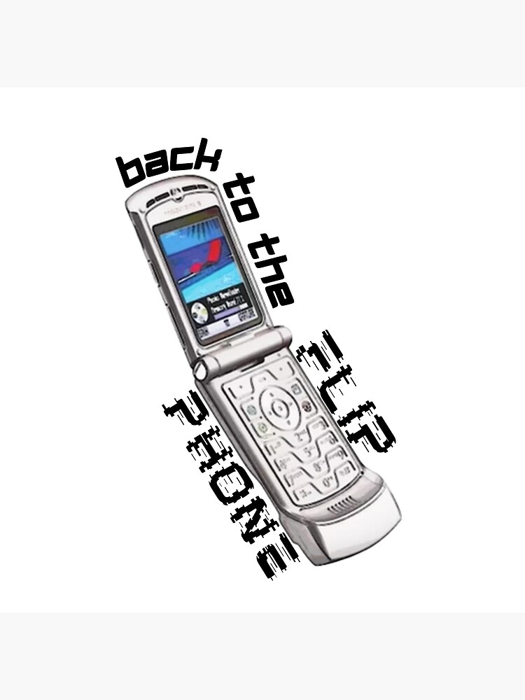 "Back to the Flip Phone y2k RAZR v2" Poster for Sale by glossy00s ...