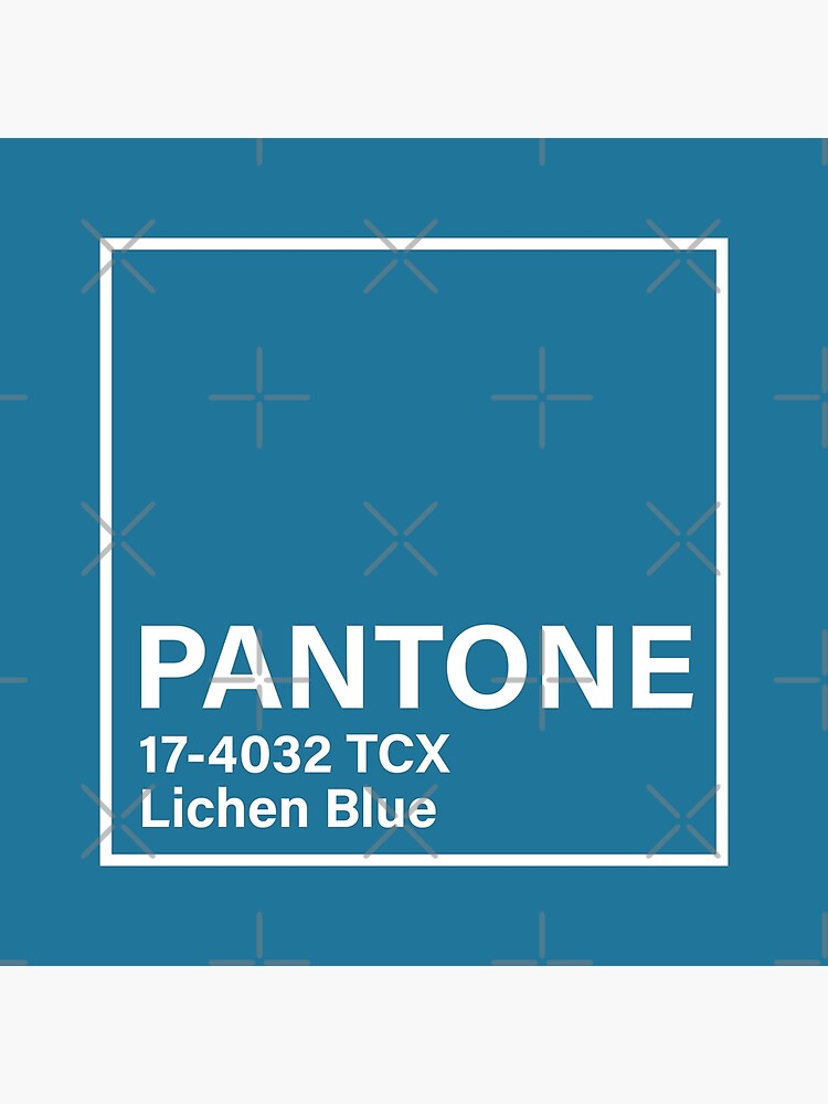 "PANTONE 17-4032 TCX Lichen Blue" Poster for Sale by princessmi-com ...