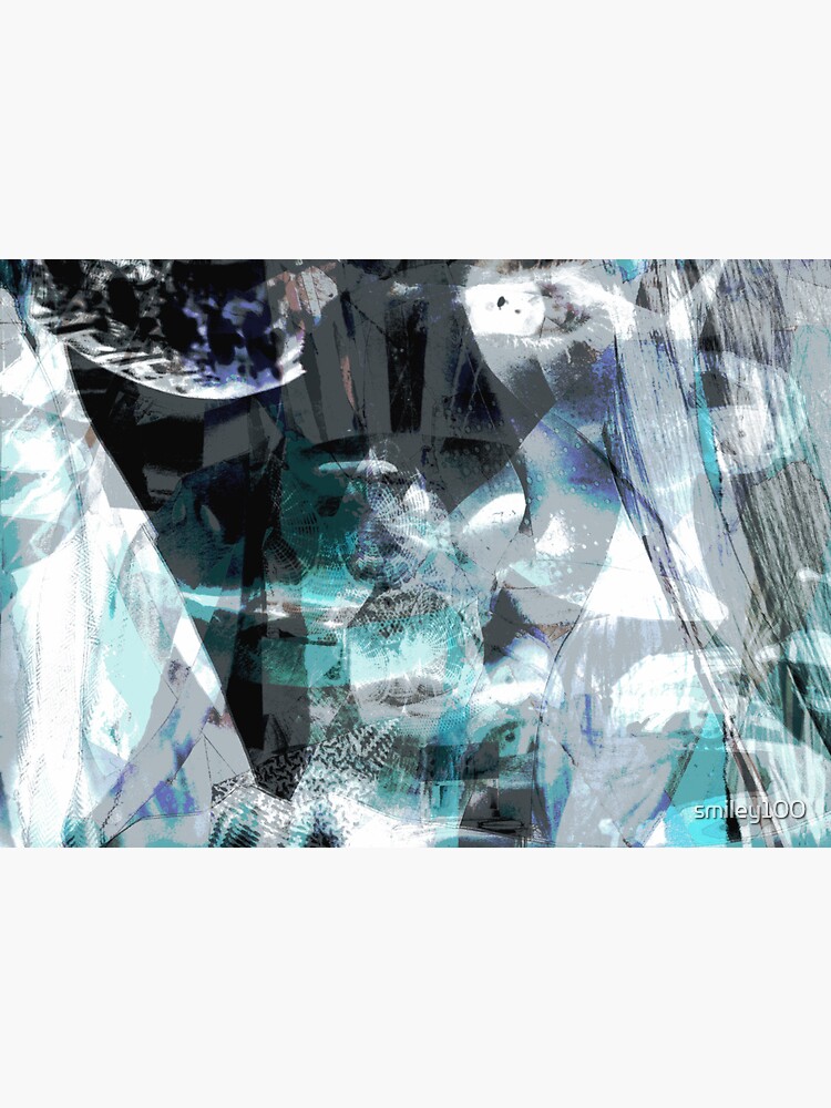 "inverted tones pattern collage by c.a.2022.[smiley100]" Sticker by ...