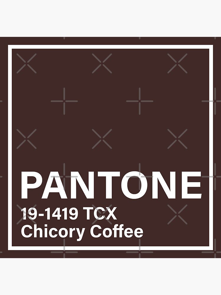 Pegatina «PANTONE 19-1419 TCX Café de achicoria» de princessmi-com ...