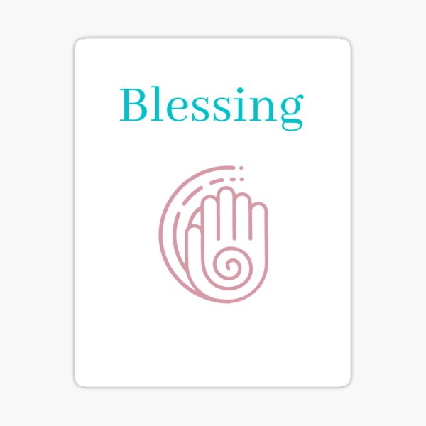 "blessing" Sticker by Talismanmagic | Redbubble