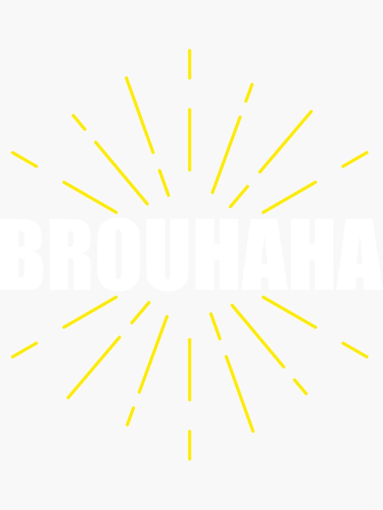 "BROUHAHA : For all occasions and weddings" Sticker by S--designer ...
