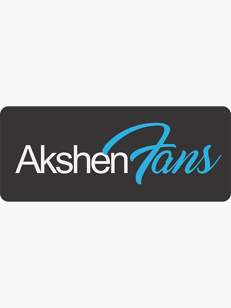 "akshen fan club logo" Poster for Sale by hokulau53 | Redbubble