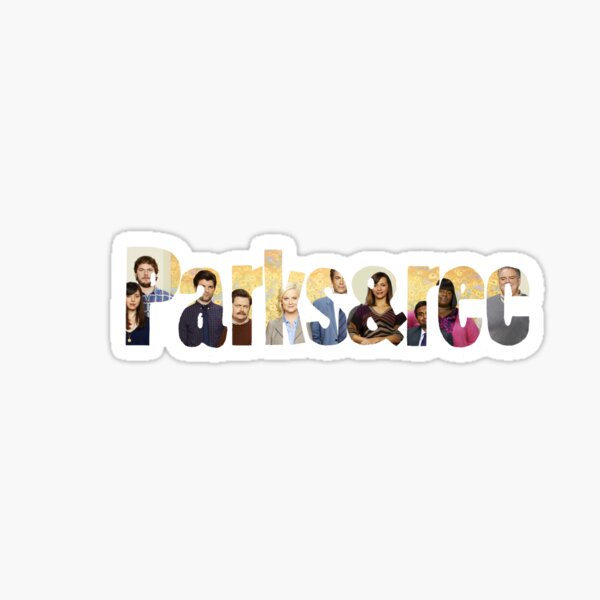 "Parks & Rec" Sticker for Sale by samantha-davey | Redbubble