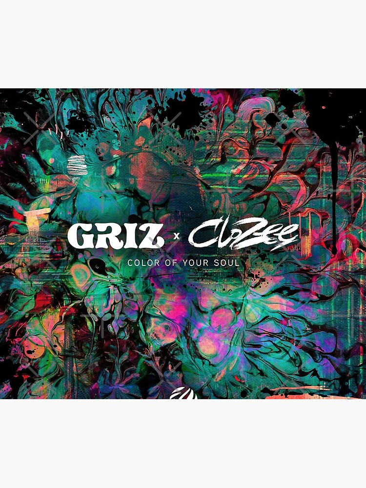 "griz color your soul tour 2022 masmart" Throw Blanket for Sale by ...