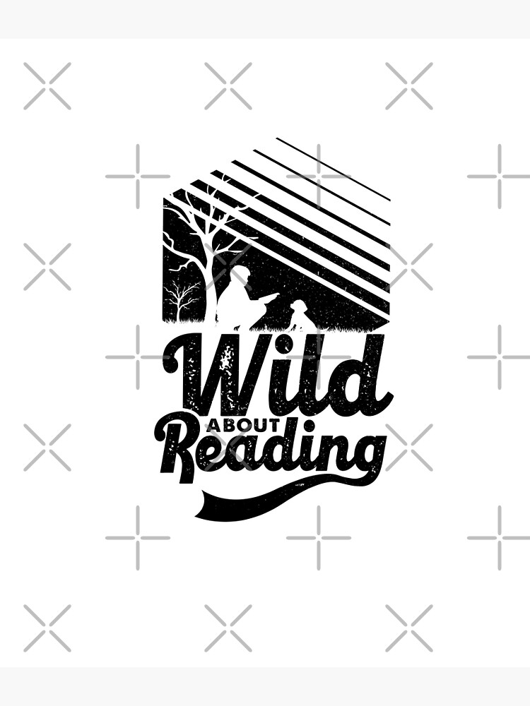 "Wild About Reading Vintage Colorful Book Lover Back To School" Poster ...