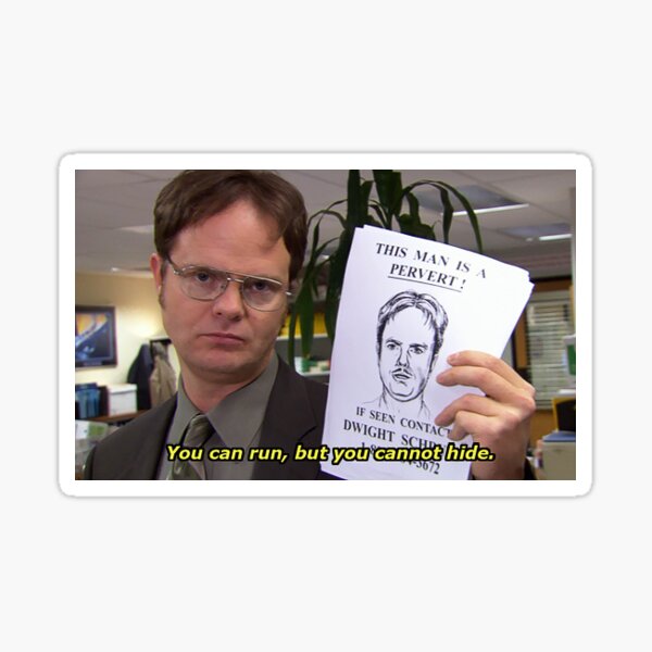 "dwight - the office" Sticker by teapartylarry | Redbubble
