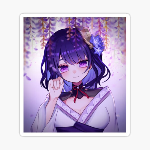 "Raiden Shogun - Genshin Impact " Sticker by keropiki | Redbubble