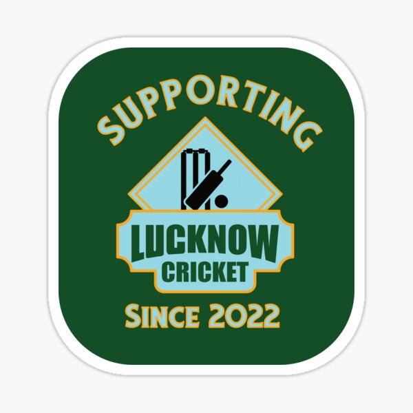 "Lucknow New Team To Indian T-20 Cricket 2022" Sticker for Sale by ...