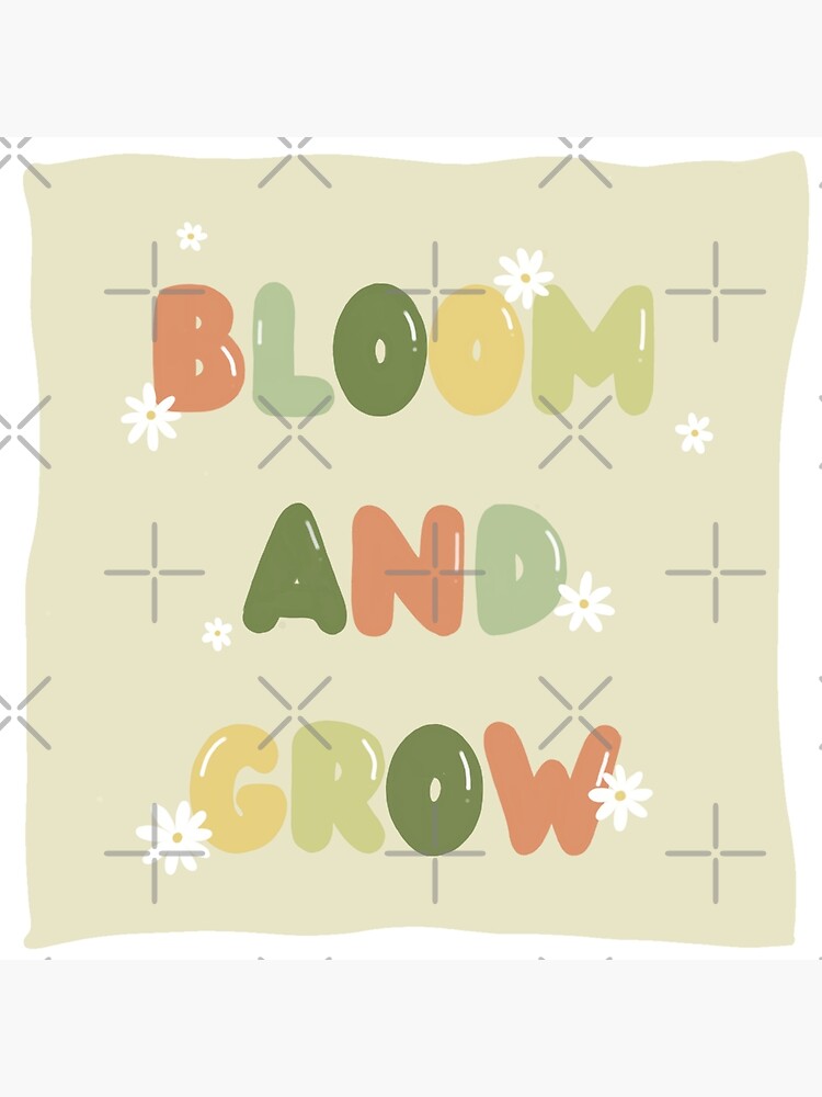 "Bloom and grow( colour palette design, color palete)" Poster by ...