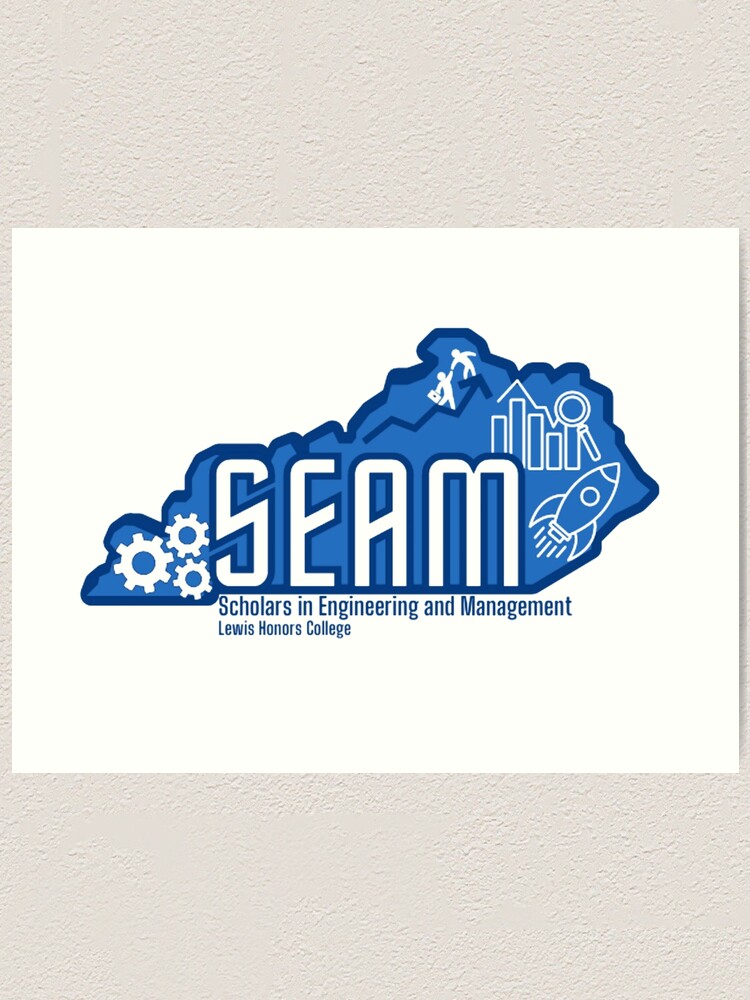 "University of Kentucky SEAM Logo" Art Print for Sale by Universi-Tees ...