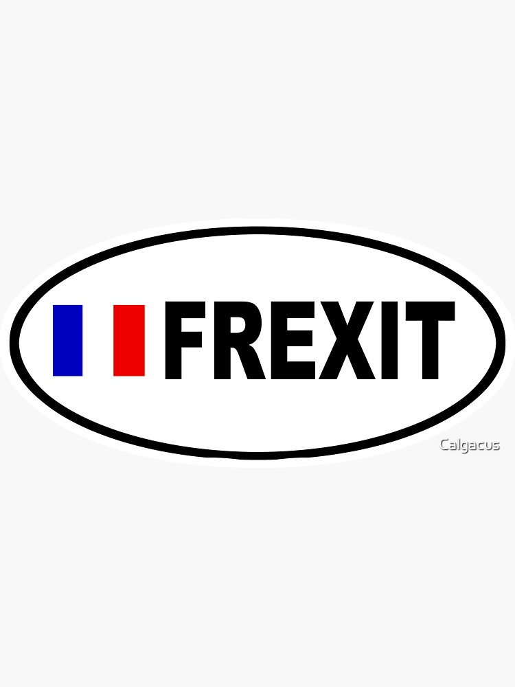 "FREXIT BUMPER STICKER" Sticker by Calgacus | Redbubble