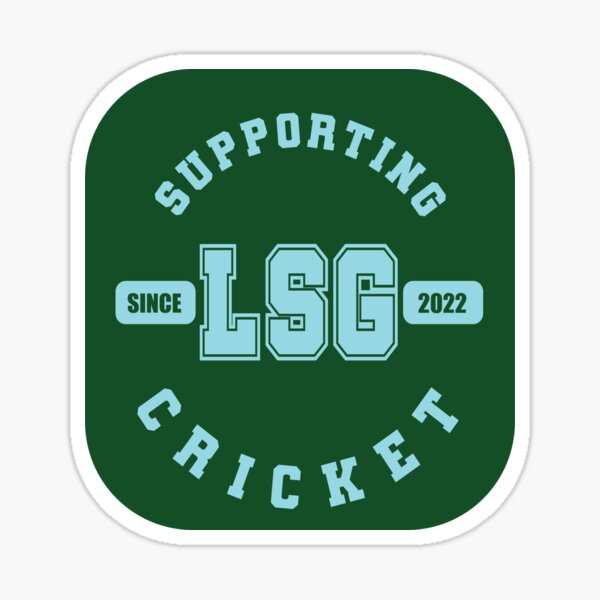 "Lucknow Indian T-20 Cricket New Team To 2022" Sticker for Sale by ...