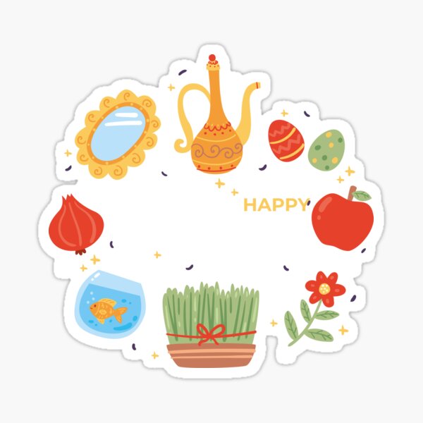 "Happy Nowruz - The Persian New Year - by asdev" Sticker for Sale by ...