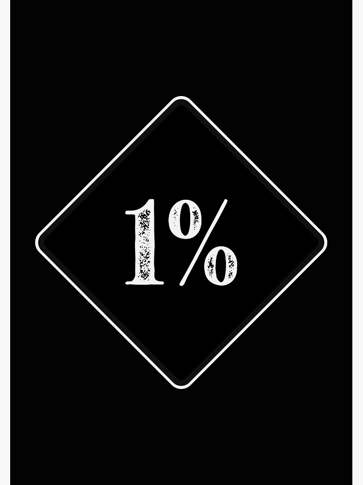 "1 Percenter Essential Sticker" Poster for Sale by SW33TSP0T | Redbubble