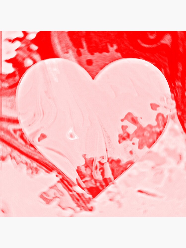 "Trippy Heart Design" Sticker by DEMONLLC | Redbubble