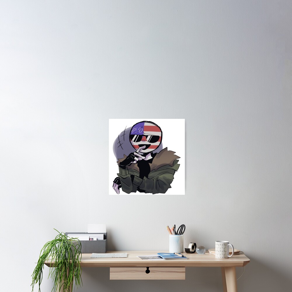 "countryhumans" Poster for Sale by jeagrad | Redbubble