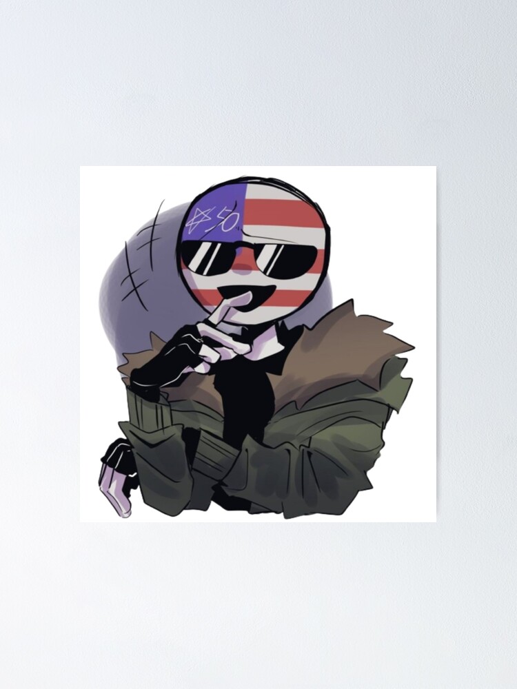 "countryhumans" Poster for Sale by jeagrad | Redbubble