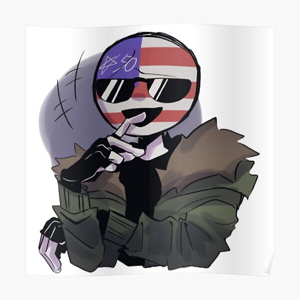 "countryhumans" Poster for Sale by jeagrad | Redbubble