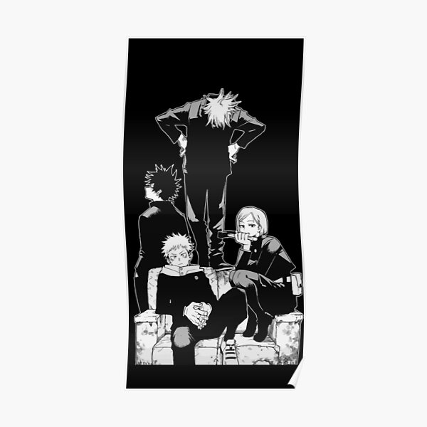"gojo-team" Poster for Sale by Rubengm-22 | Redbubble