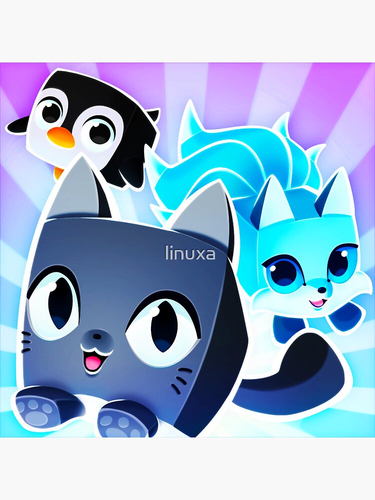 "Pet Simulator X " Sticker for Sale by linuxa | Redbubble