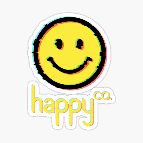 "Happy CO Logo" Sticker by MrComedygold | Redbubble