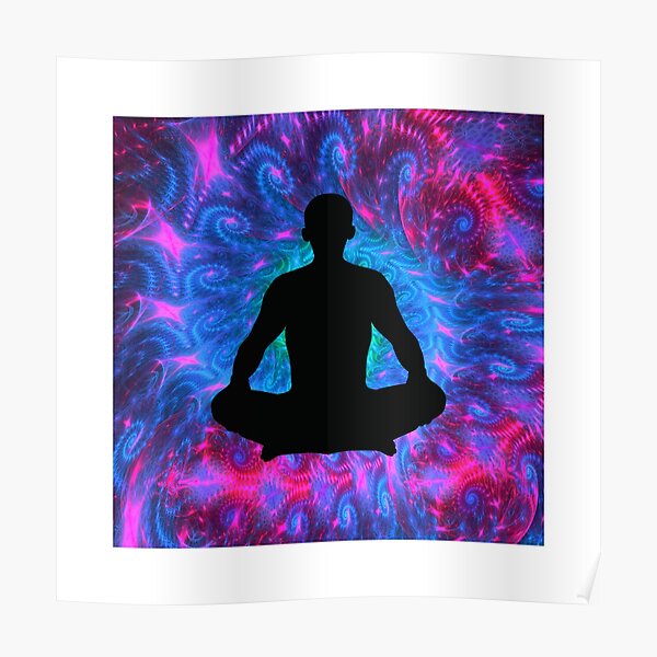 "Psychedelic Meditation Art 5D Trippy Hippie Awakening Fractal ...