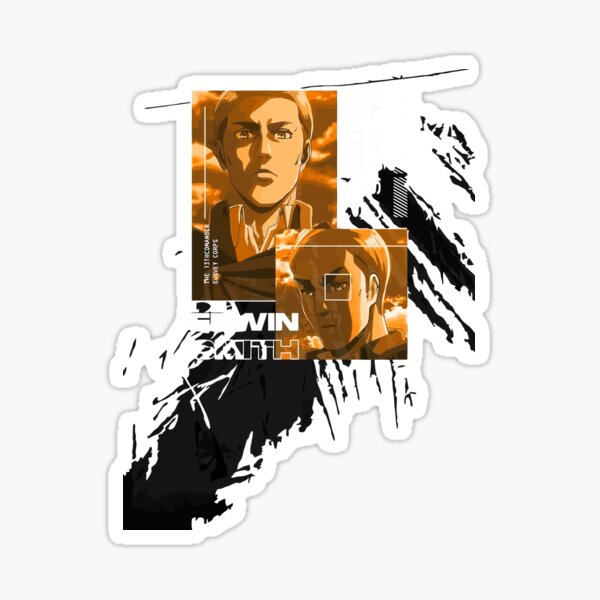 "Erwin Smith" Sticker by Rubengm-22 | Redbubble