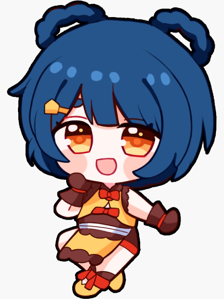 "Xiangling - Genshin Impact" Sticker for Sale by keropiki | Redbubble