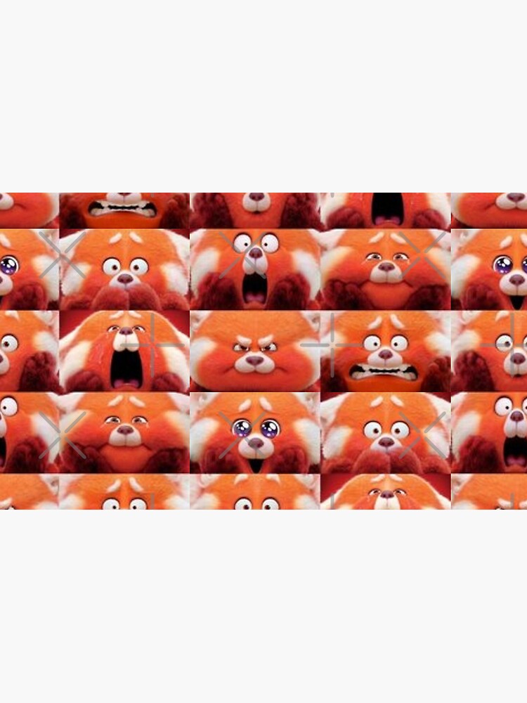 "happiness red - very angry red - crying red - Turning red ,Turning red ...