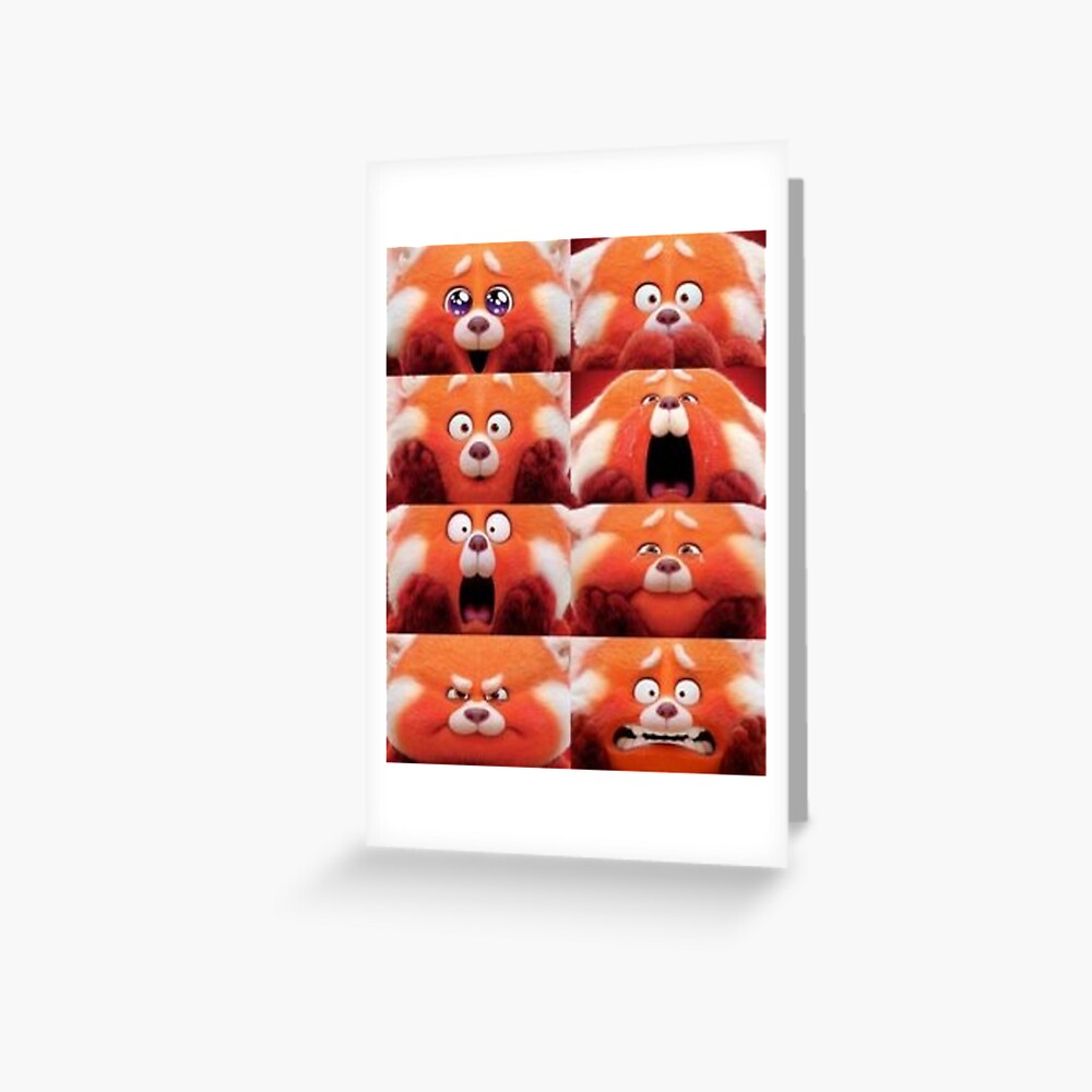 "happiness red - very angry red - crying red - Turning red ,Turning red ...