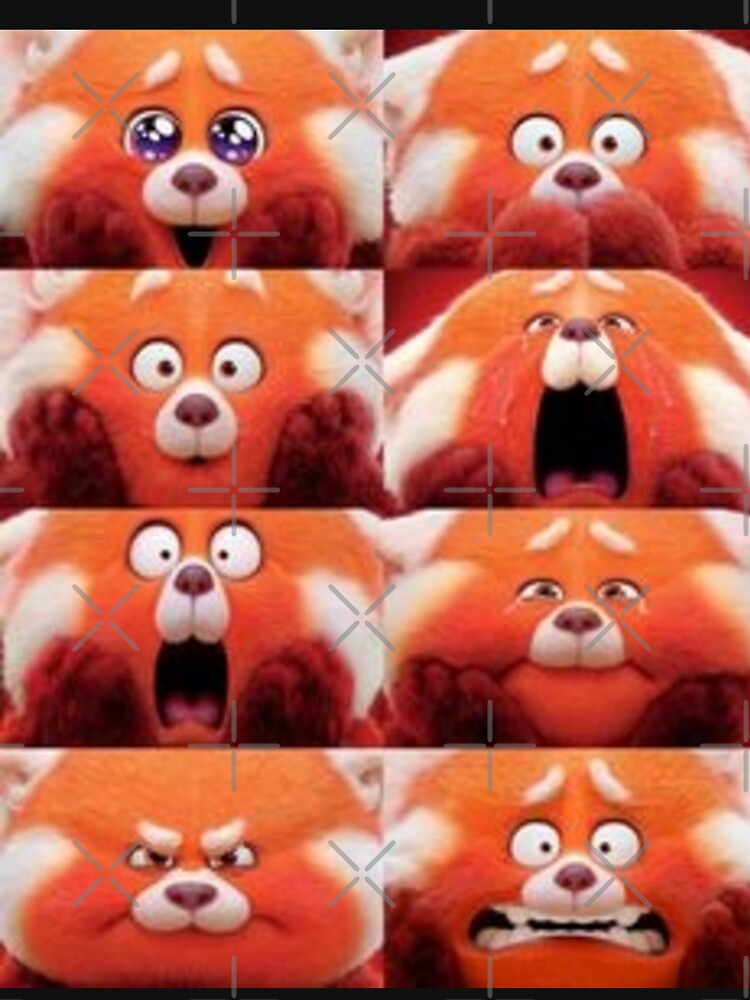 "happiness red - very angry red - crying red - Turning red ,Turning red ...