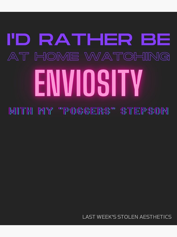 Póster «Enviosity poggers hijastro twitch creador de contenido de ...