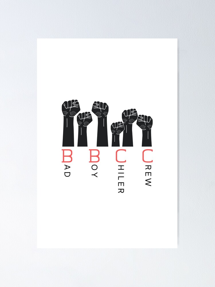 " bad boy chiller crew" Poster for Sale by Nadjidib | Redbubble