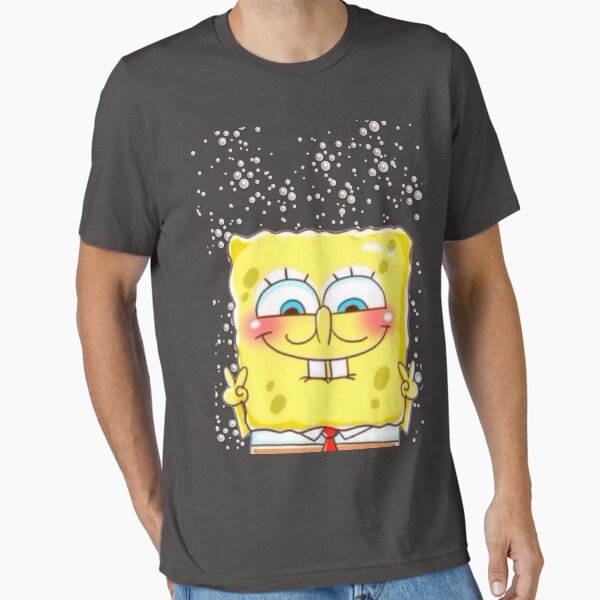 blushing spongebob sticker