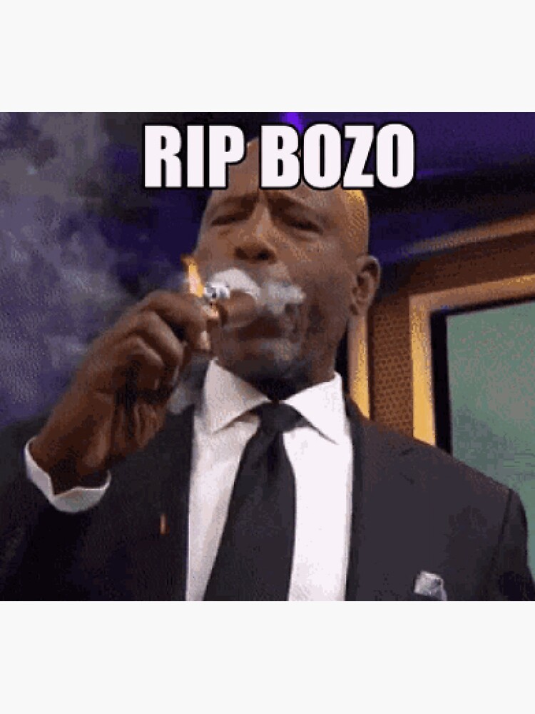 "Rip Bozo" Magnet for Sale by MarkMi | Redbubble