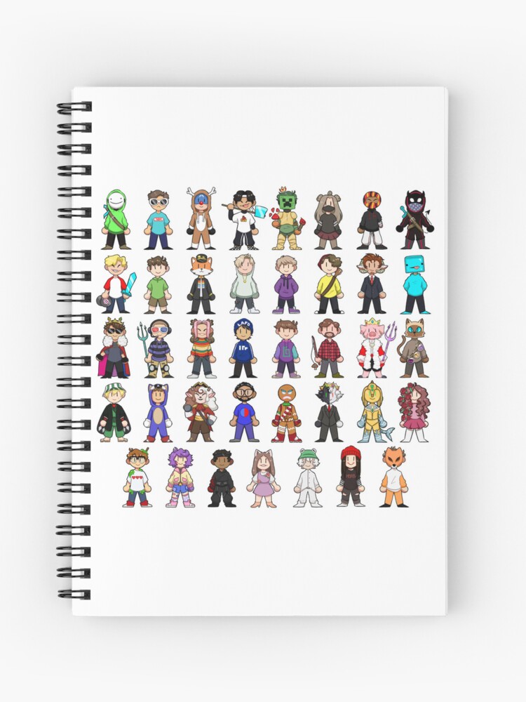 "Dream SMP" Spiral Notebook for Sale by vetrasama | Redbubble