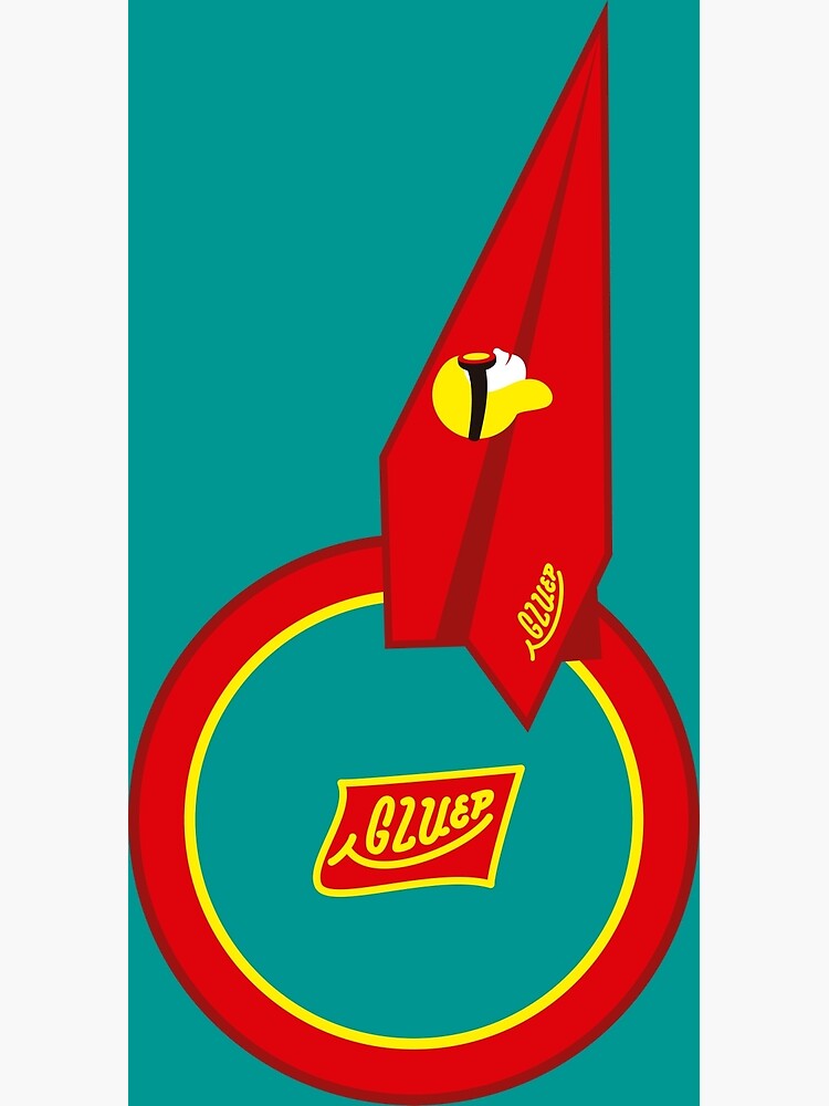 "GLUEP logo with plane" Poster by Markine | Redbubble