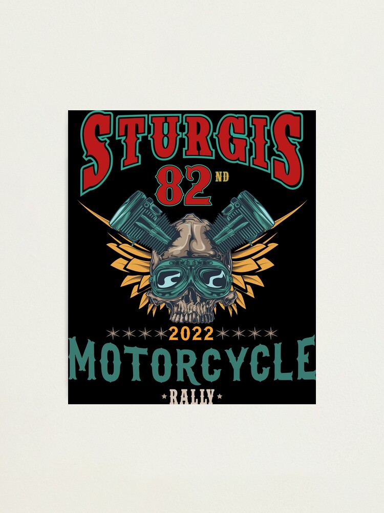 Lámina fotográfica «82.º aniversario del rally de motos Sturgis 2022 ...