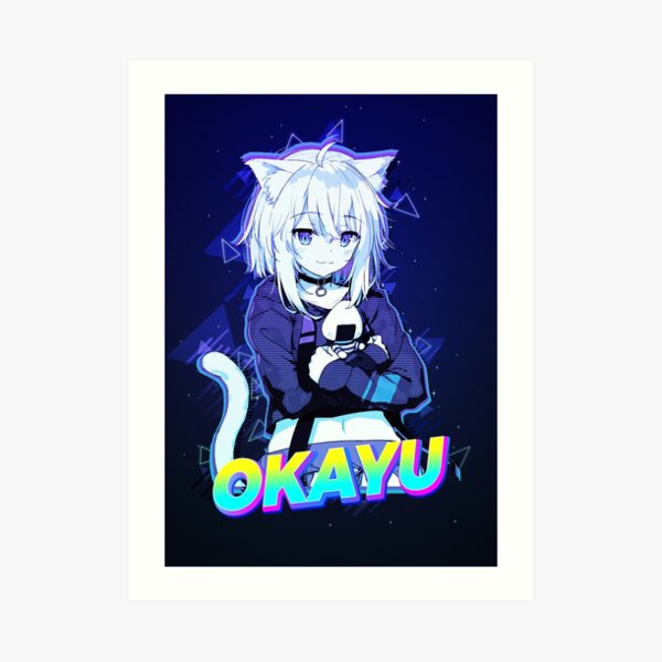 "Nekomata Okayu | Hololive Vtuber" Art Print by WaifuFury | Redbubble
