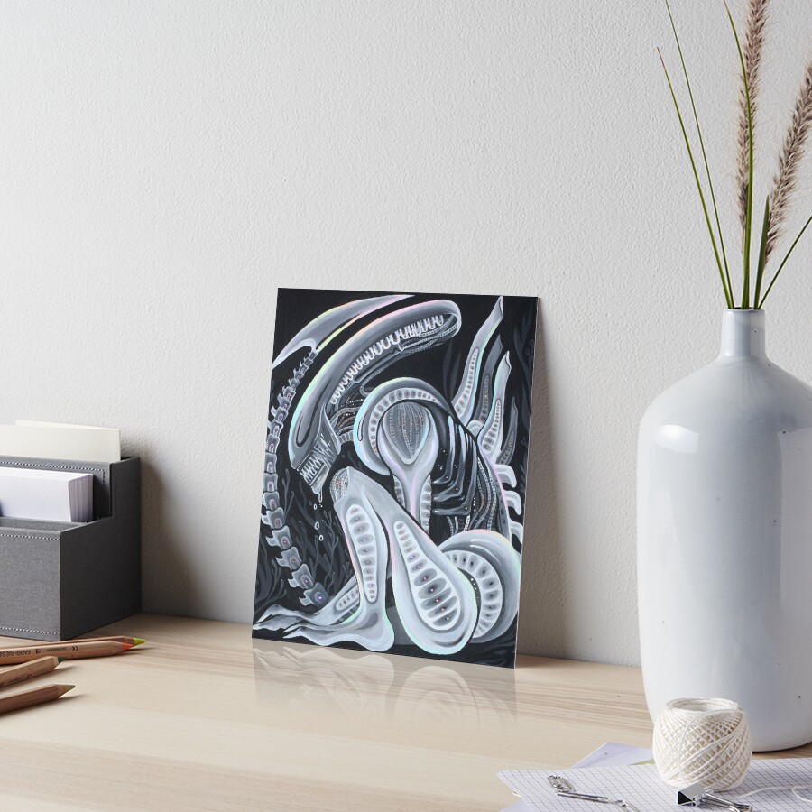 "Negative Alien" Art Board Print by cloudsover31 | Redbubble