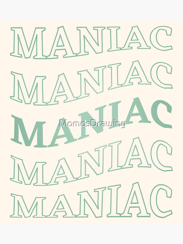 "Maniac - Stray Kids" Sticker by MomosDrawing | Redbubble