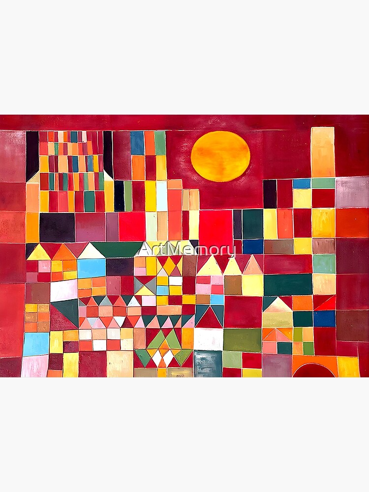 "Paul Klee - Castle and Sun - European Art" Art Print by ArtMemory ...