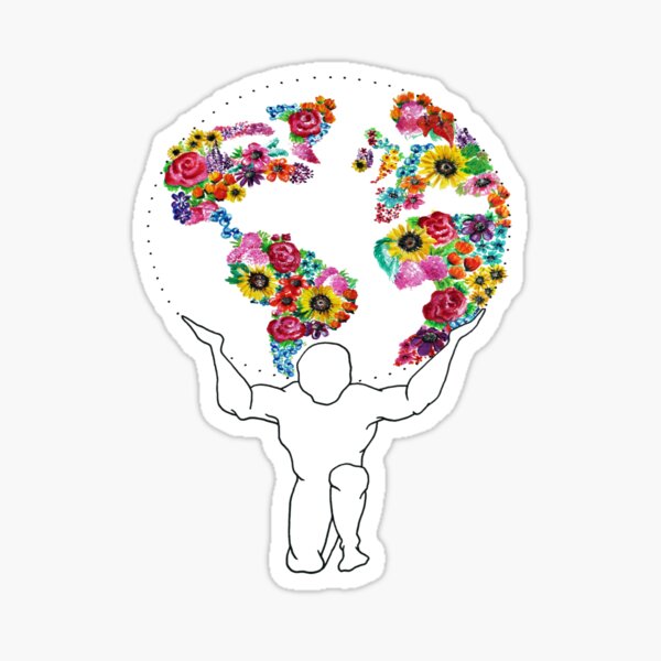 "Atlas" Sticker by skay100 | Redbubble