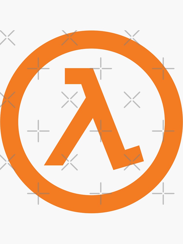 "Half-Life Lambda Logo" Sticker by hansfriedrich6 | Redbubble