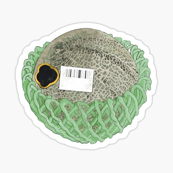 "Melon" Sticker by carbonedesigns | Redbubble