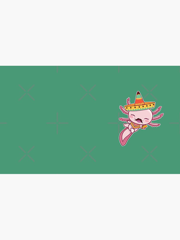 "Mexican Axolotl Cinco De Mayo Poncho Sombrero Taco Cute Kawaii Anime ...